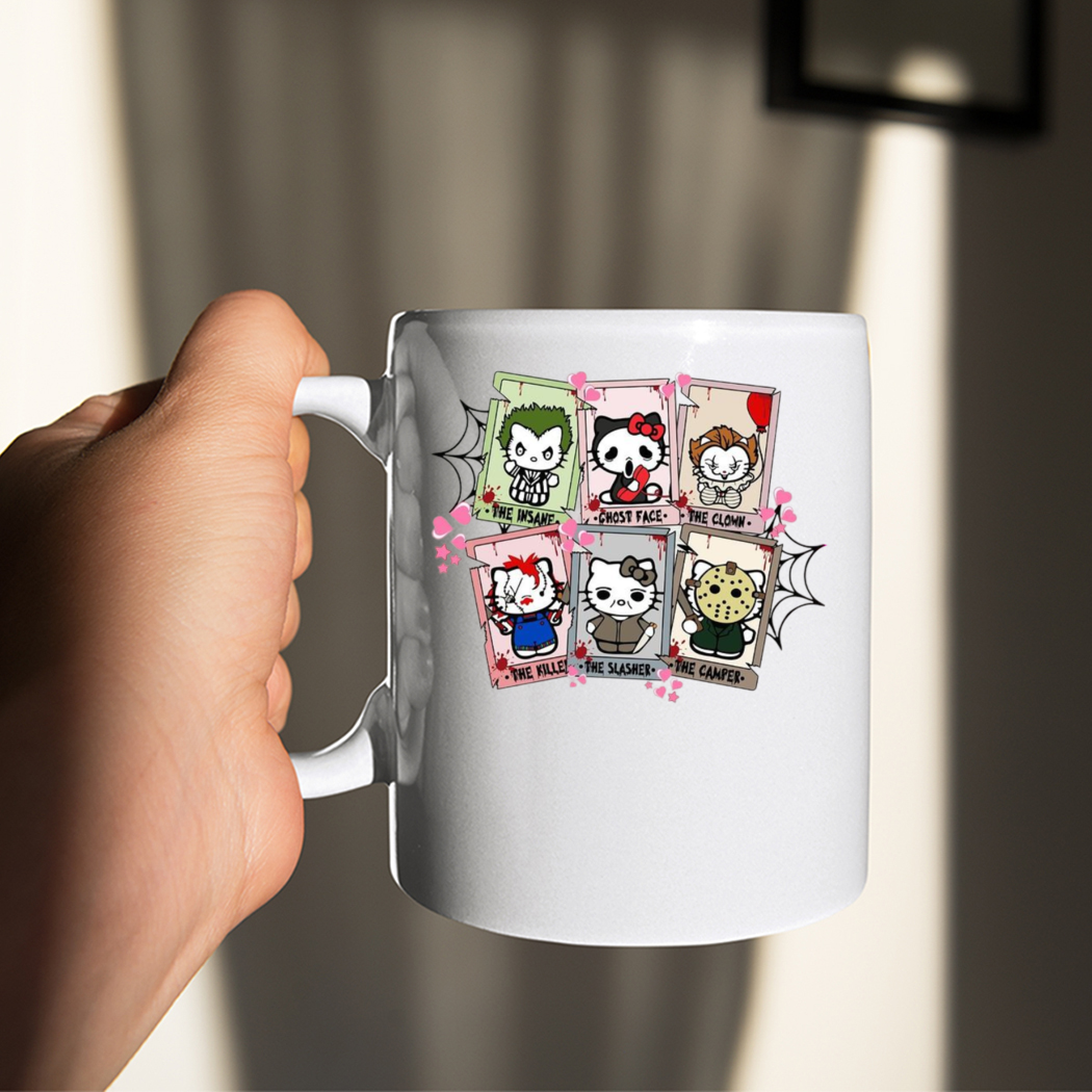 Hello Kitty The Insane Ghost Face The Clown The Killer The Slasher The ...