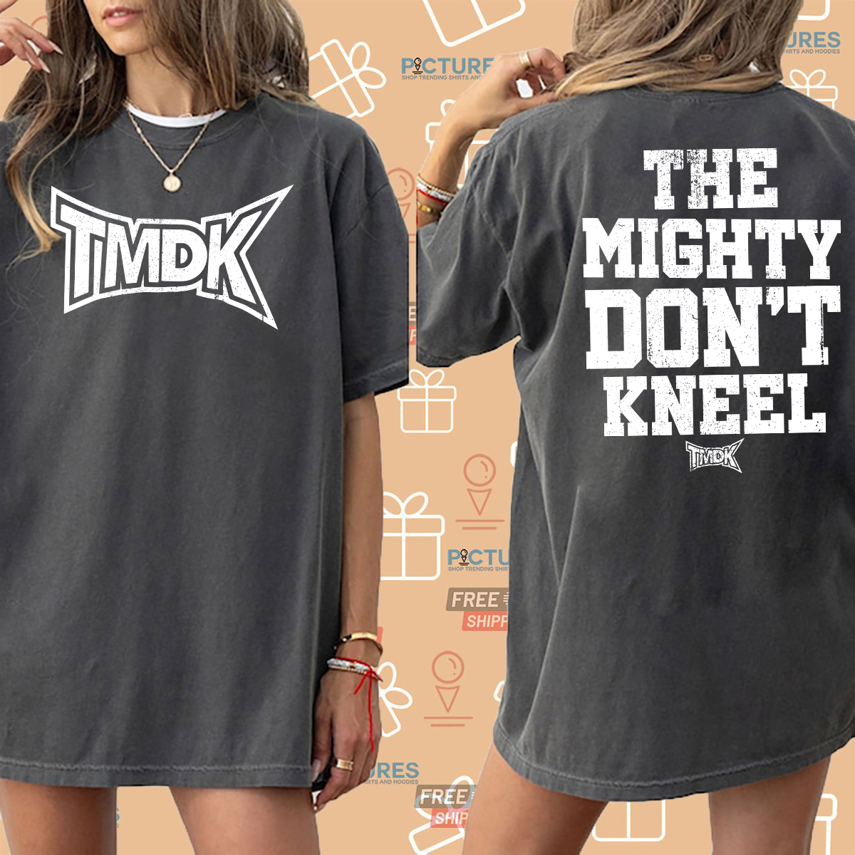TMDK The Mighty Don't Kneel Shirt • Picturestees Clothing LLC