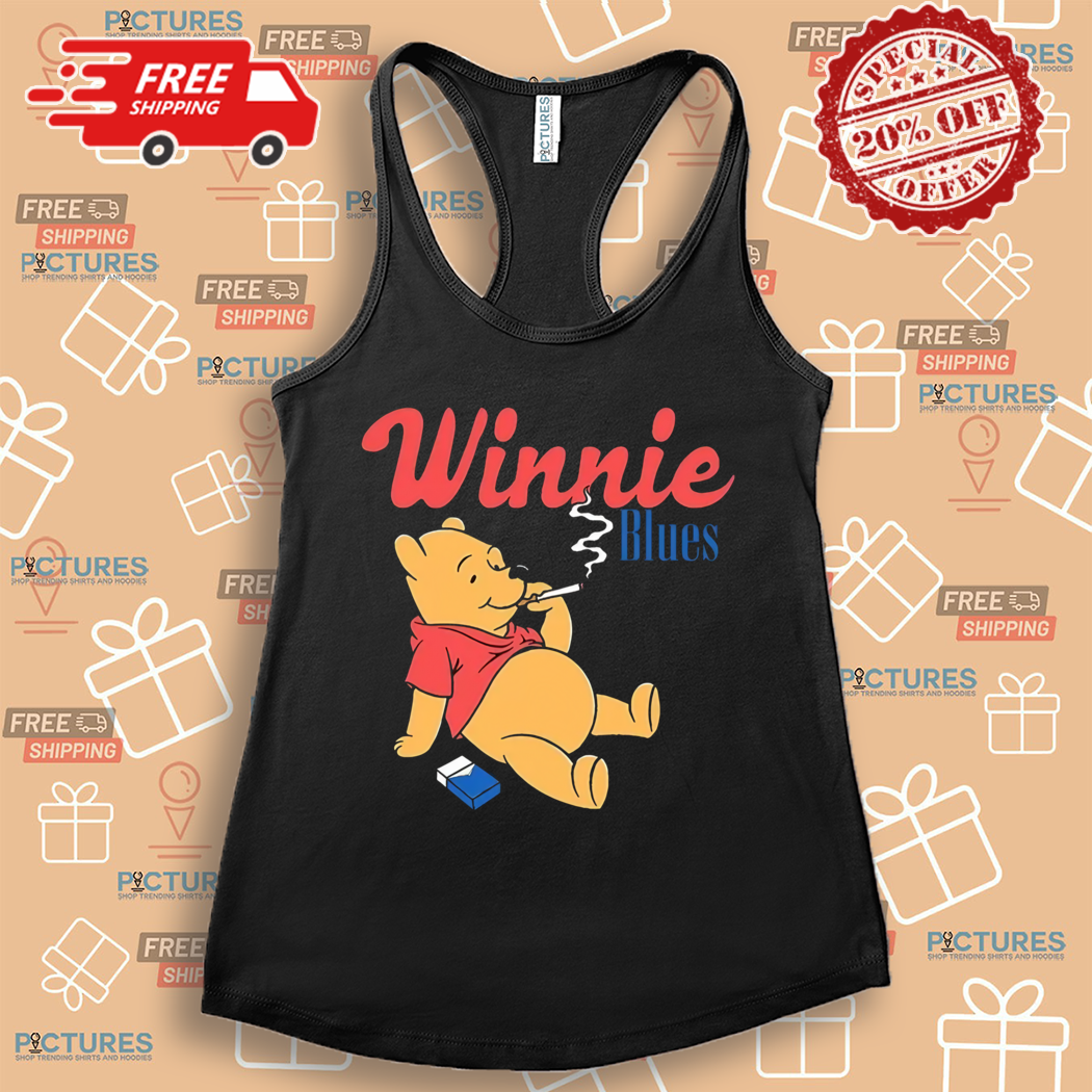 Pooh Bear Smoking Winnie Blues Shirt • Picturestees Clothing LLC
