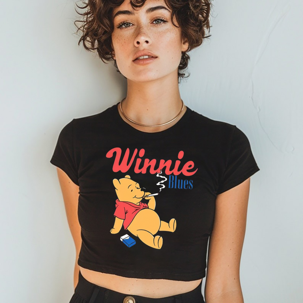 Pooh Bear Smoking Winnie Blues Shirt • Picturestees Clothing LLC