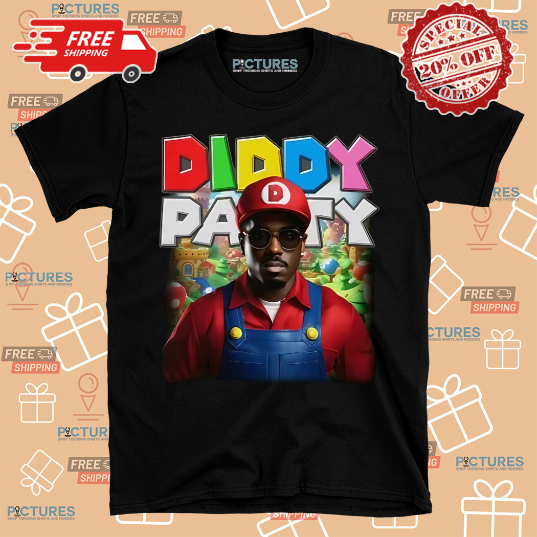 Mario Diddy Party Shirt • Picturestees Clothing LLC