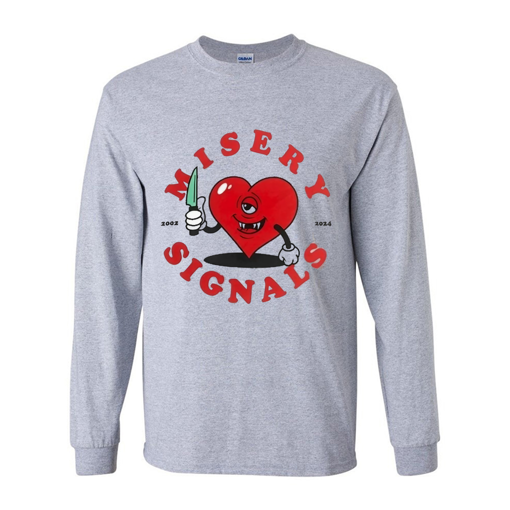 Sale 20% Misery Signals Bitter Heart White Tour 2024 Shirt, Classic tee ...