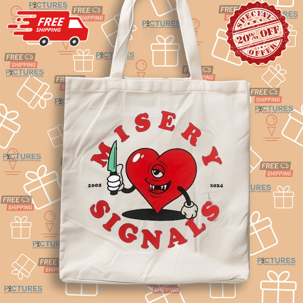 Sale 20% Misery Signals Bitter Heart White Tour 2024 Shirt, Classic tee ...