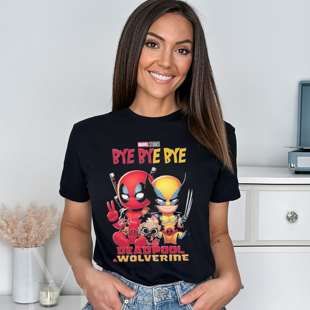 Deadpool And Wolverine Marvel Studios Bye Bye Bye Shirt • Picturestees ...