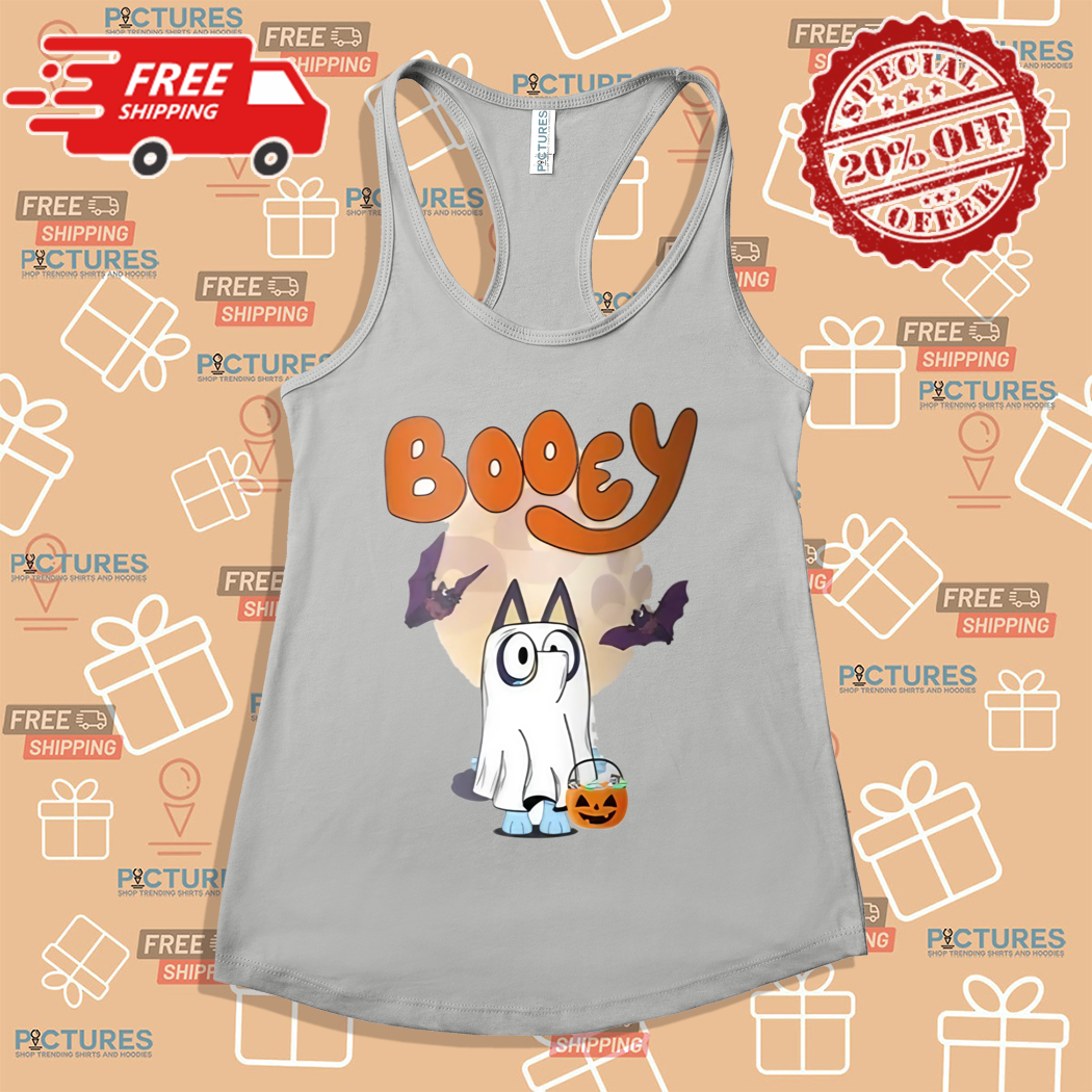 Bluey Booey Halloween Ghost 2024 Shirt • Picturestees Clothing LLC