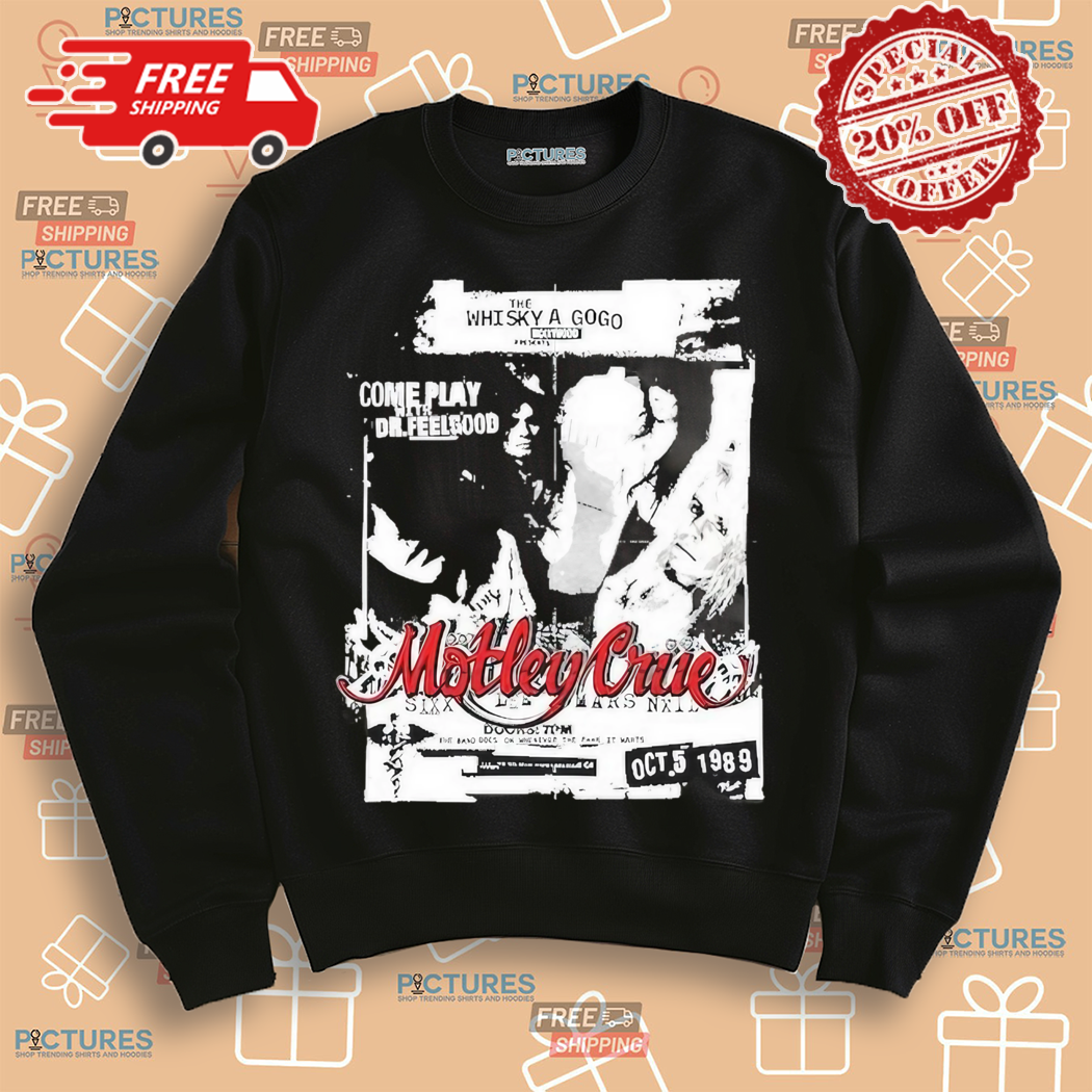 Motley Crue Whisky Handbill Shirt • Picturestees Clothing LLC