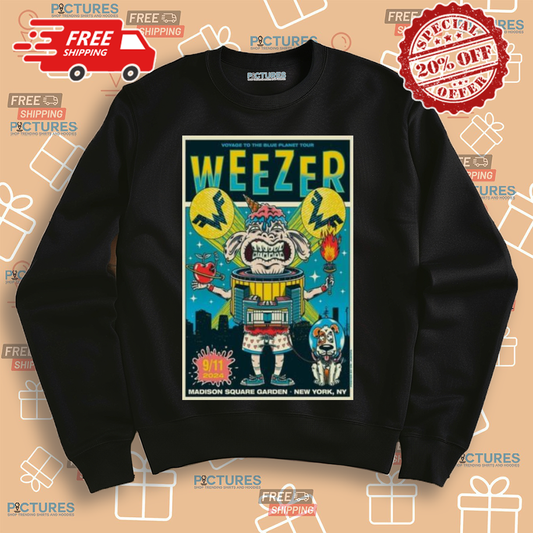 Weezer Voyage To The Blue Planet Tour 2024 Shirt • Picturestees ...