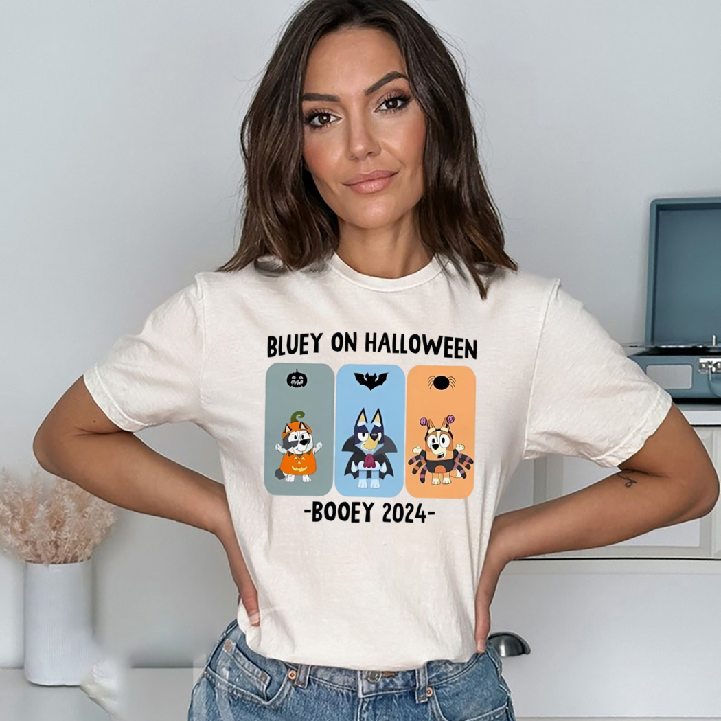 Bluey On Halloween Booey 2024 Shirt - Picturestees Clothing LLC