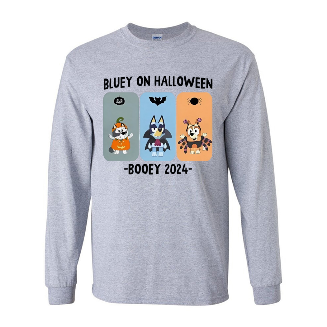 Bluey On Halloween Booey 2024 Shirt - Picturestees Clothing LLC