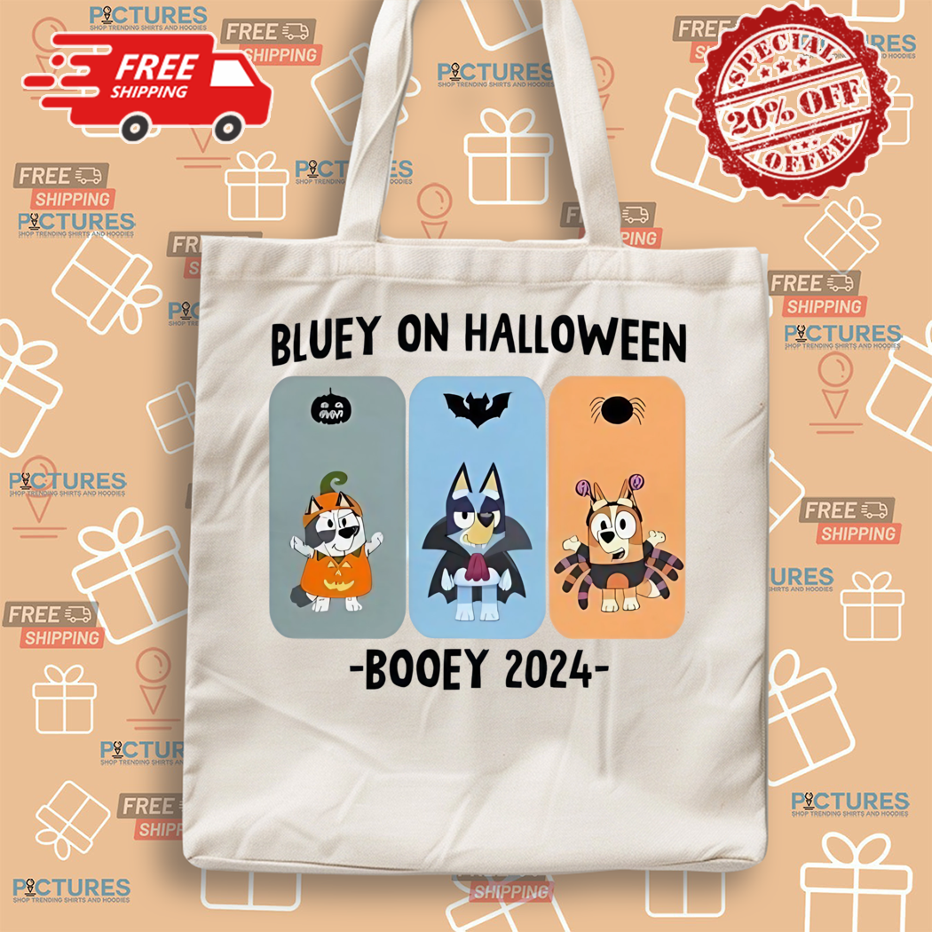 Bluey On Halloween Booey 2024 Shirt - Picturestees Clothing LLC