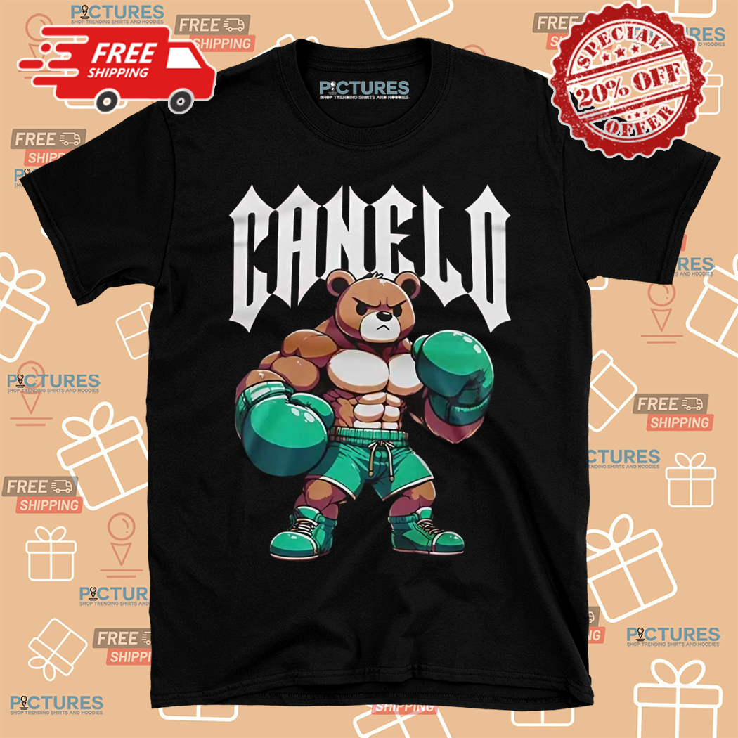 Canelo Alvarez Bear front - Picturestees Clothing LLC