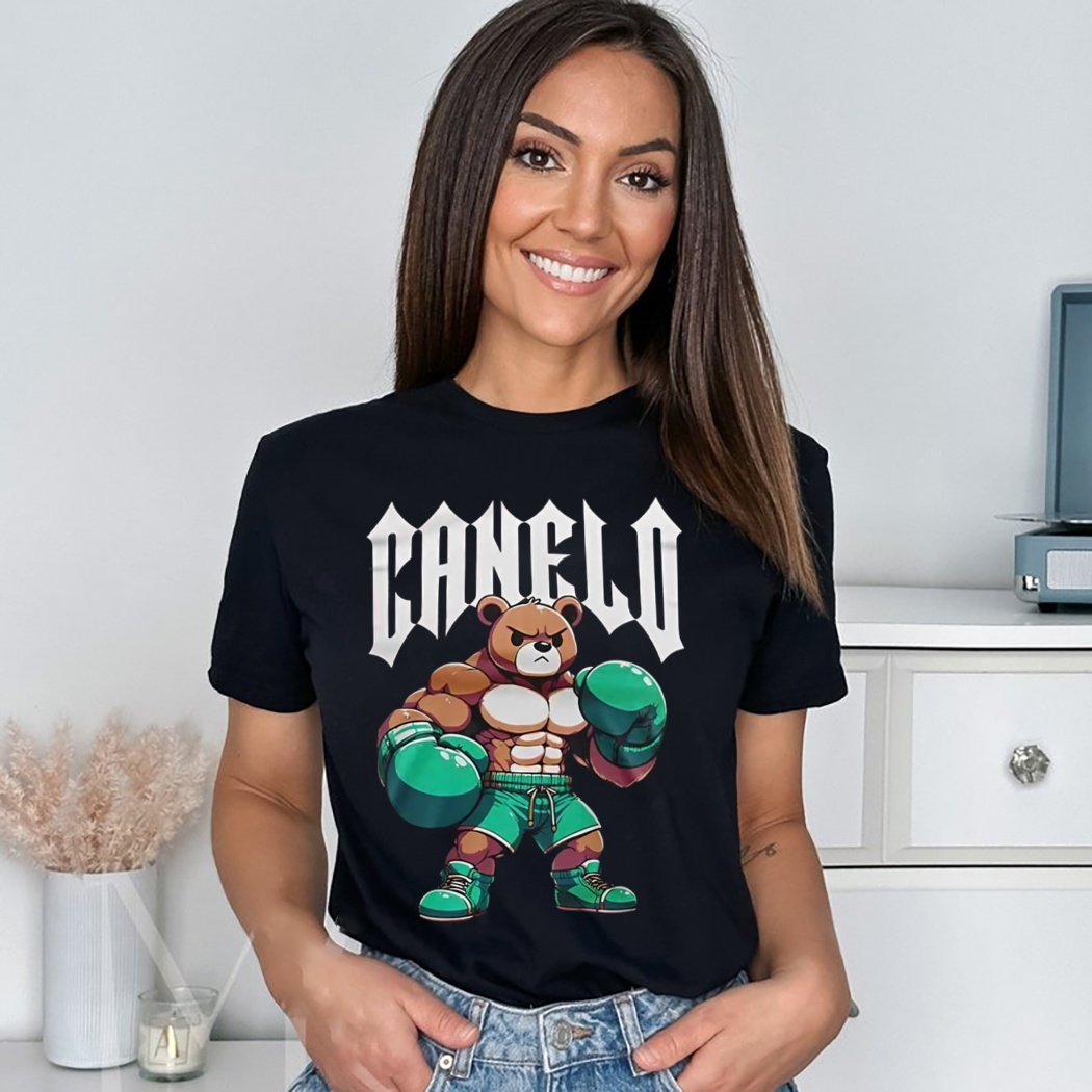 Canelo Alvarez Bear front - Picturestees Clothing LLC