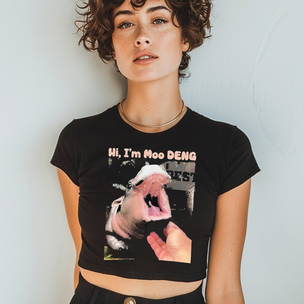 Hi I Am Moo Deng 2024 Shirt • Picturestees Clothing LLC