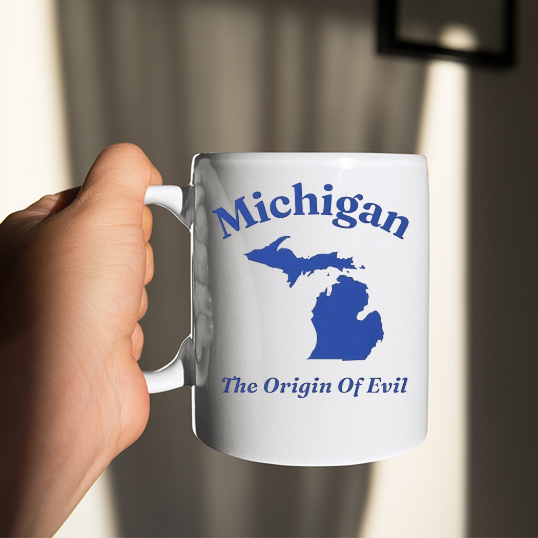 Michigan The Origin Of Evil Map 2024 Shirt • Picturestees Clothing LLC
