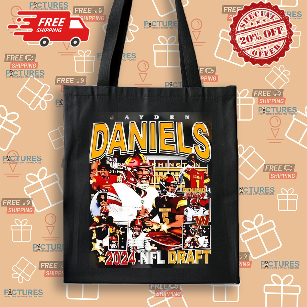 Jayden Daniels Washington Commanders 2024 NFL Draft Shirt ...