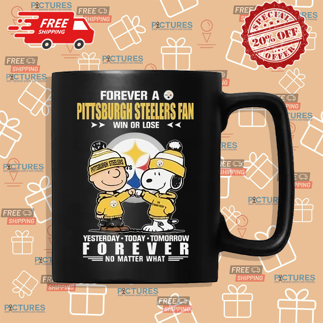 Sale 20% Charlie Brown And Snoopy High Fight Forever A Pittsburgh Steelers Fan Win Or Lose ...