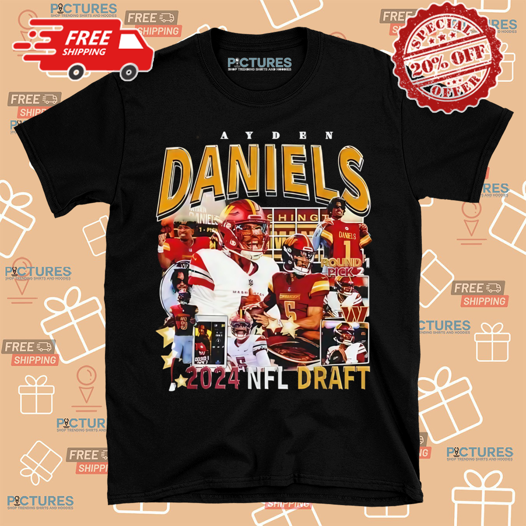 Jayden Daniels 2024 NFL Draft Shirt • Picturestees Clothing LLC