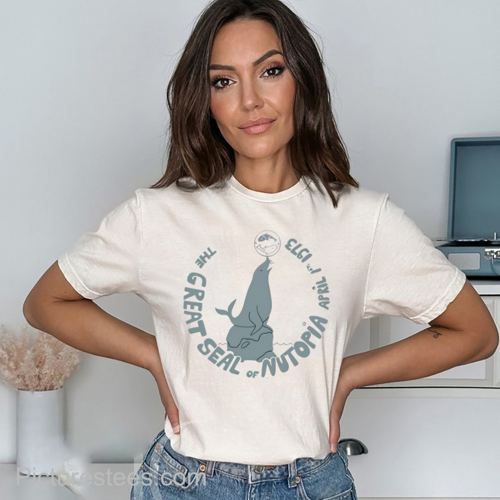 Johnlennon The Great Seal Of Nutopia April 1st 1973 Shirt ...