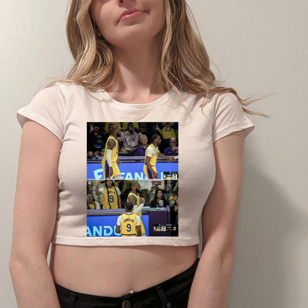 LeBron And Bronny James Los Angeles Lakers Check In Together NBA ...