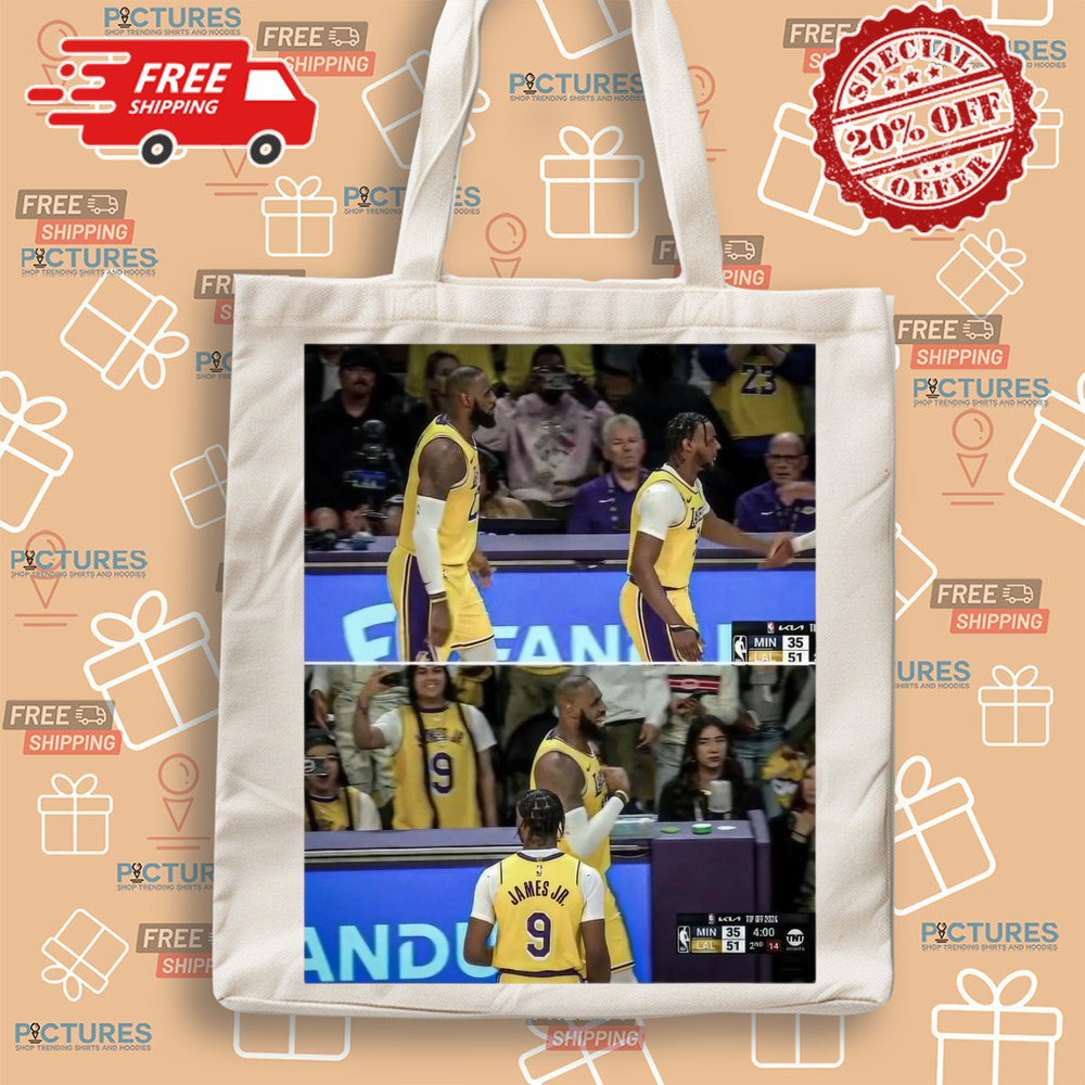 LeBron And Bronny James Los Angeles Lakers Check In Together NBA ...