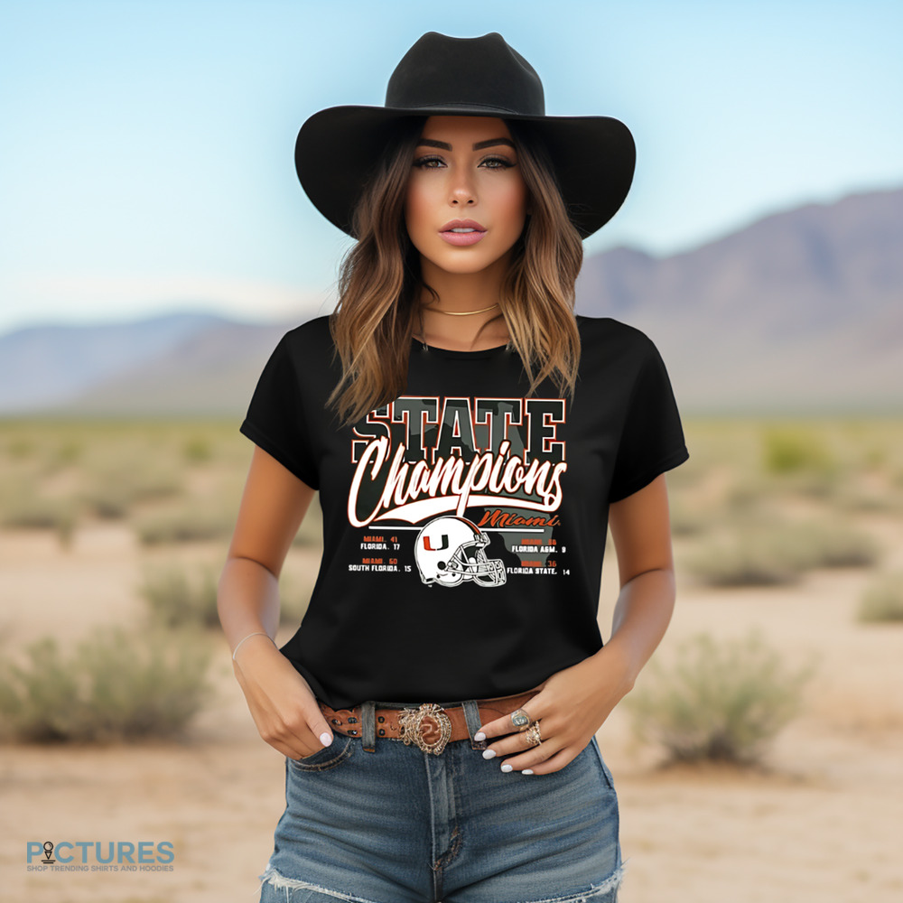 Free Shipping X Sale 20% Miami Hurricanes 2024 State Champions Score ...