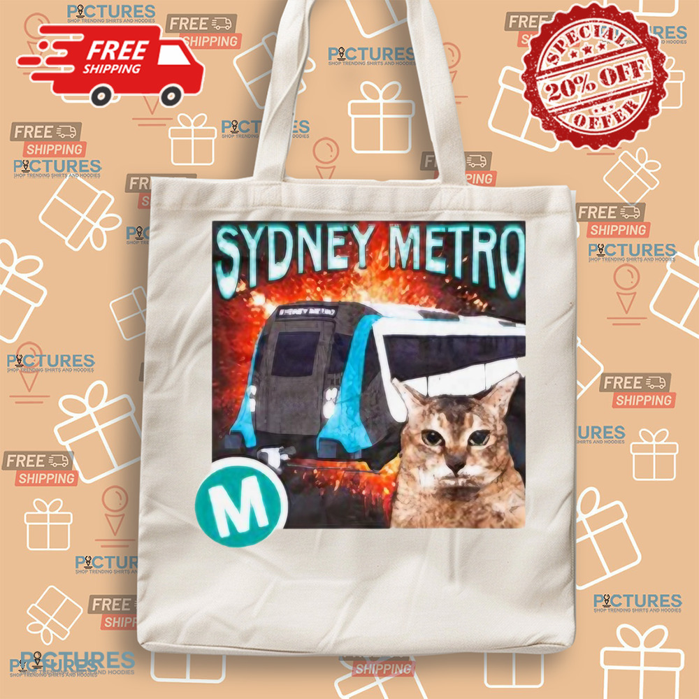 Sydney Metro Explosion Train Cat Shirt • Picturestees Clothing LLC