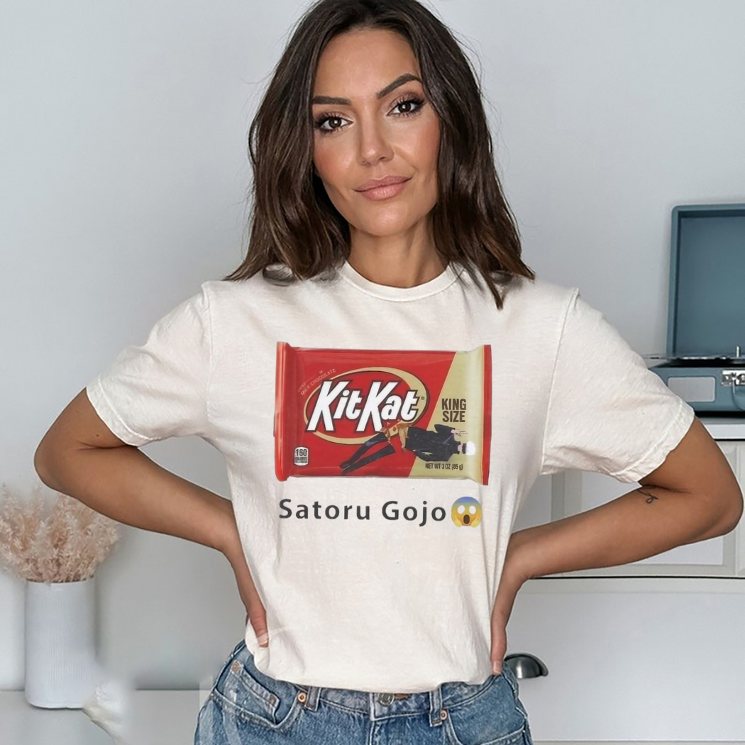 Satoru Gojo Kit Kat Shirt • Picturestees Clothing LLC