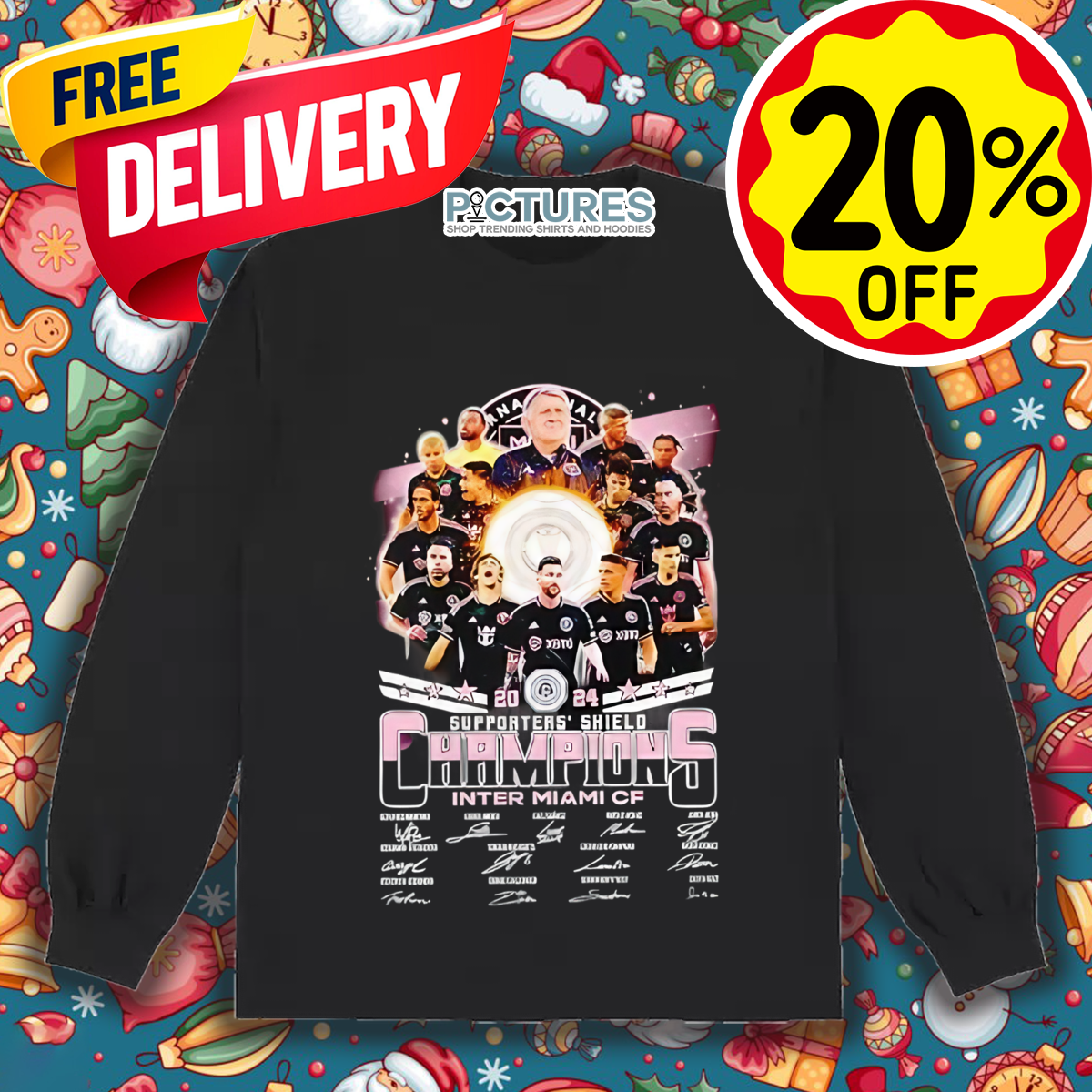 Sale 20% Inter Miami Cf Supporters Shield 2024 Champions Signature ...