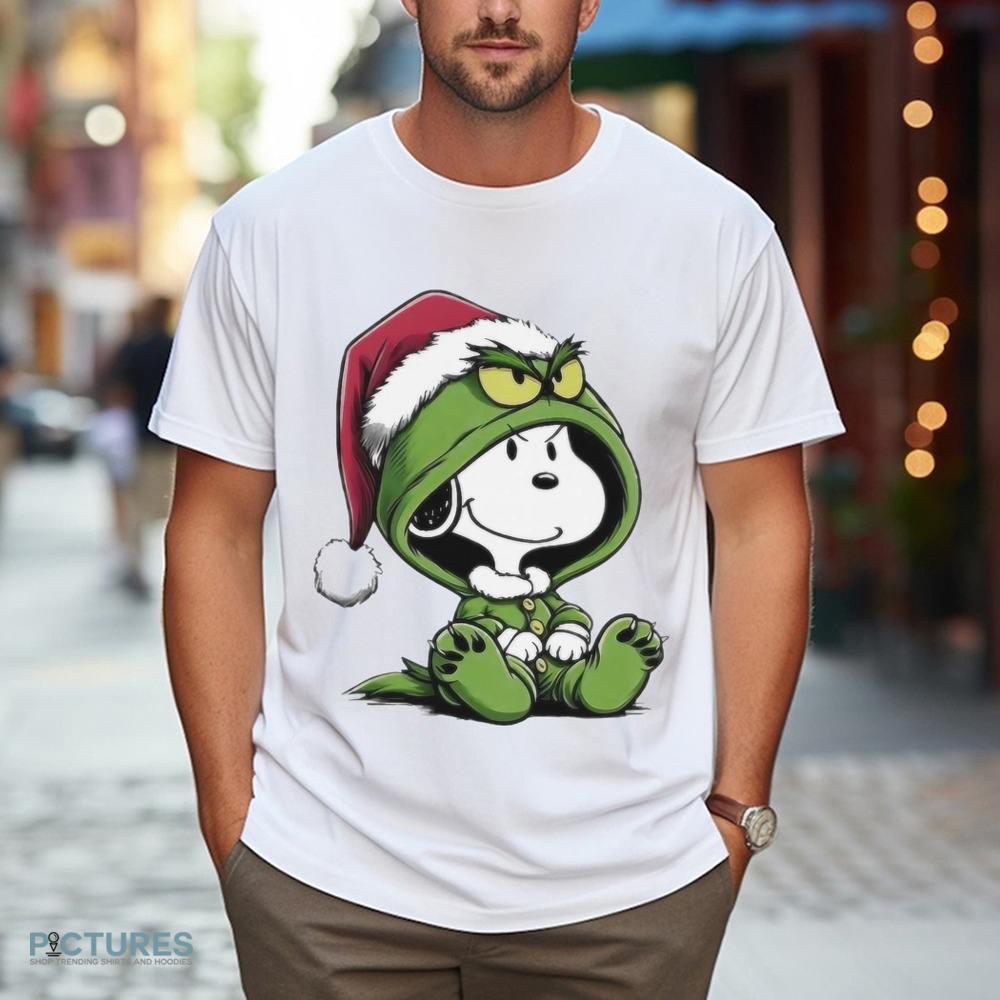 Grinch Disguise Snoopy Christmas Shirt • Picturestees Clothing LLC