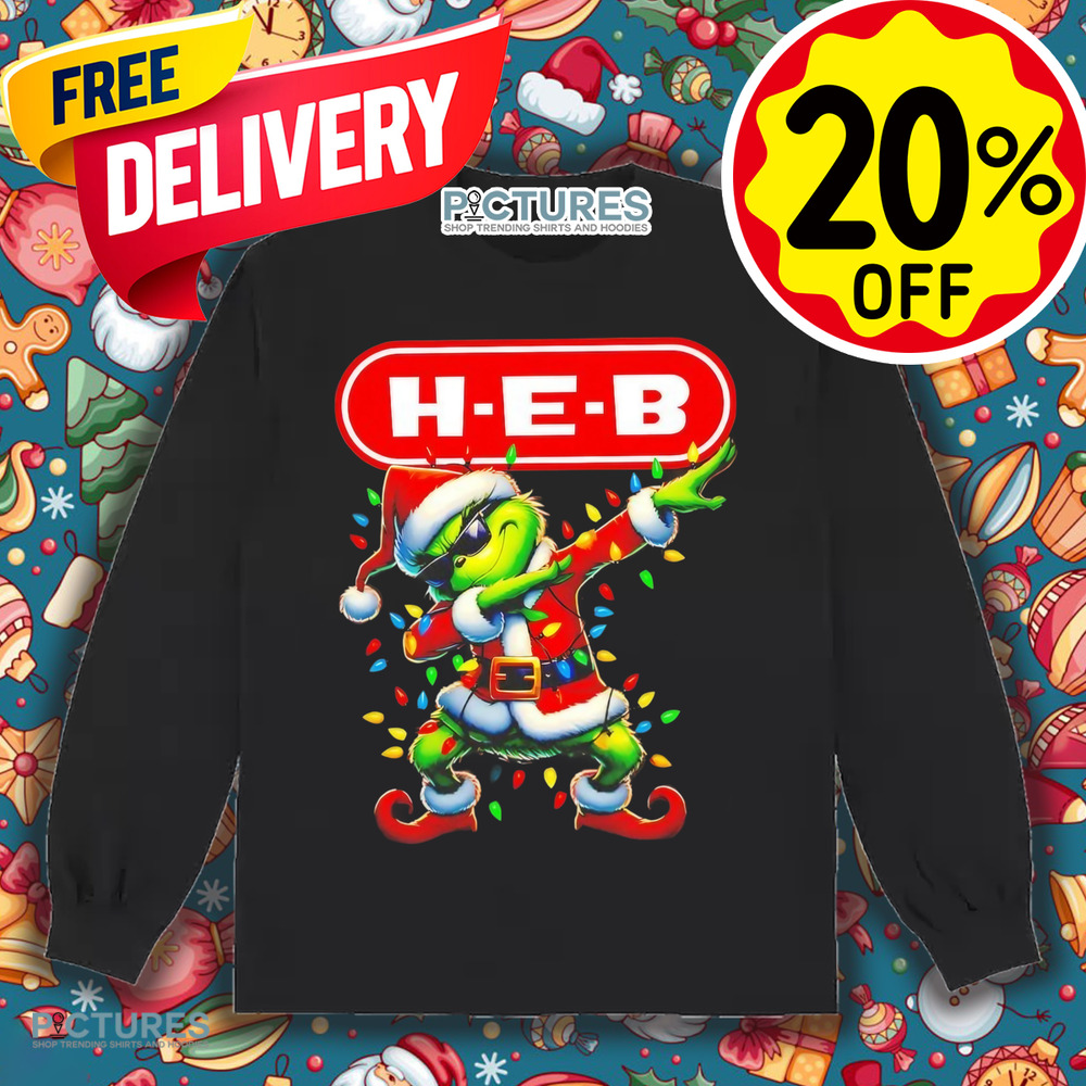 Guaranteed Christmas delivery X Sale 20% Grinch Santa dabbing H-E-B ...