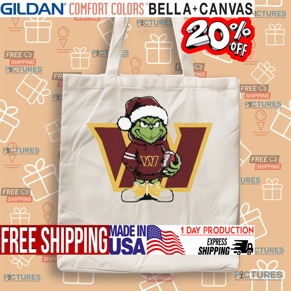 Grinch Hug Ball Washington Commanders Christmas 2024 Shirt ...