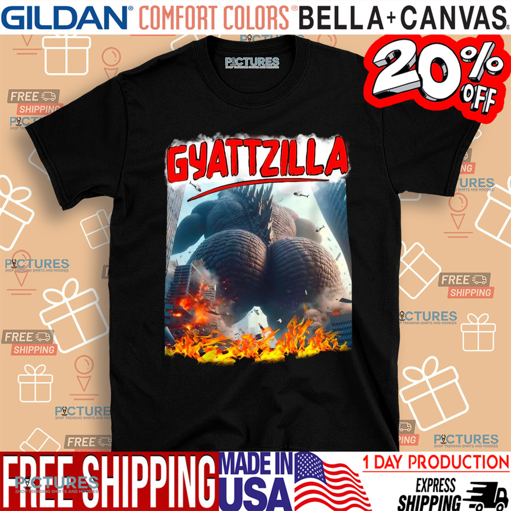 Gyattzilla Godzilla Shirt • Picturestees Clothing LLC
