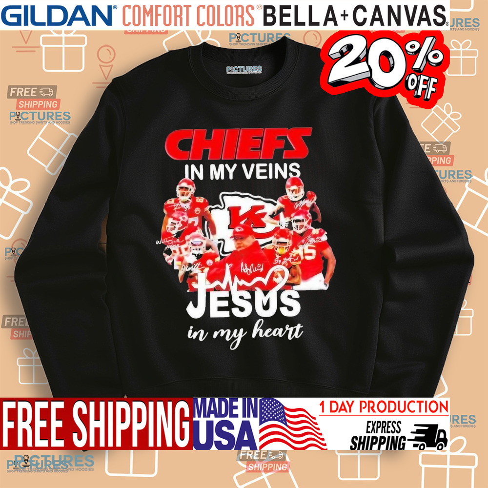 Kansas City Chiefs In My Veins Jesus In My Heart Super Bowl LVII ...