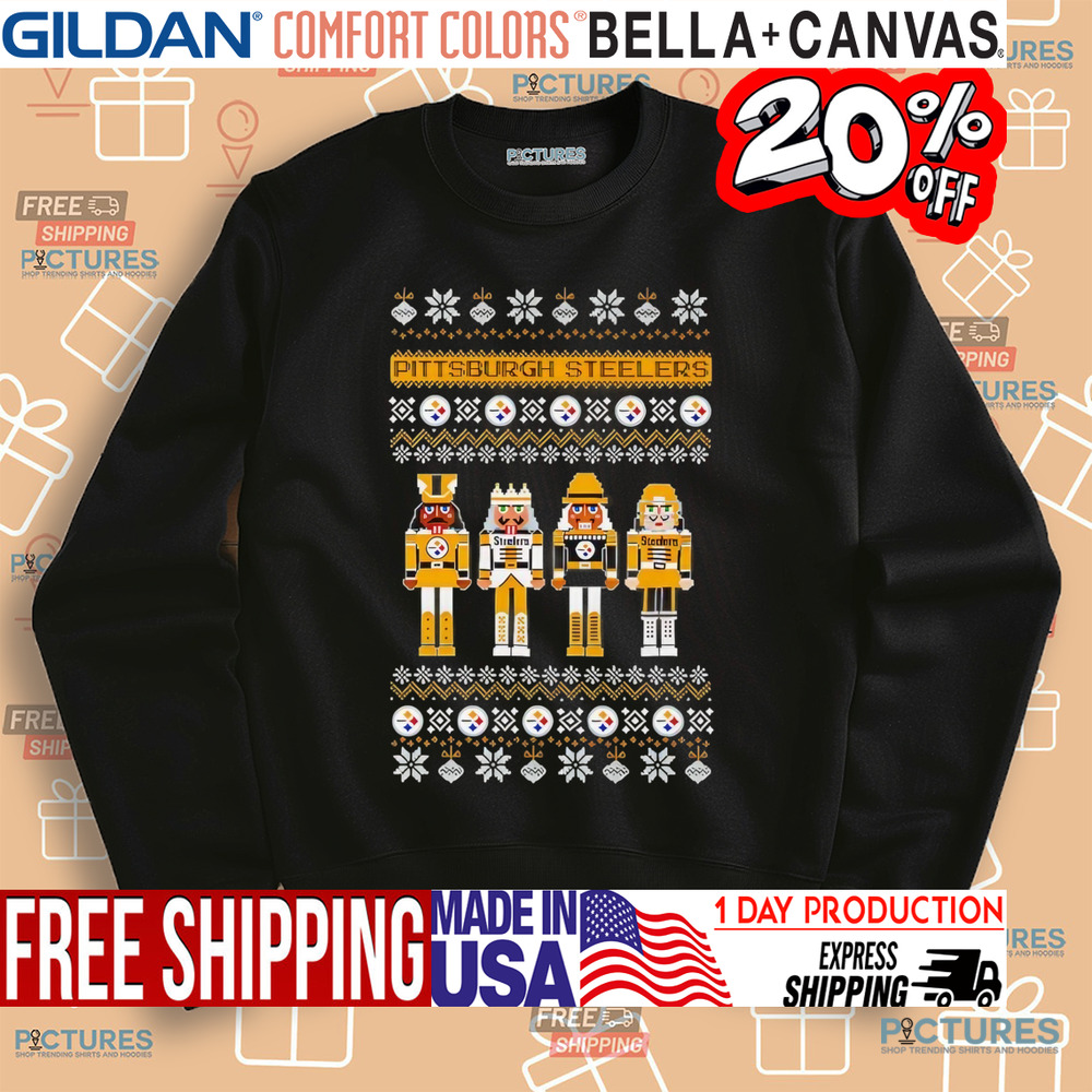 Pittsburgh Steelers Holiday Nutcracker Ugly Christmas Shirt ...