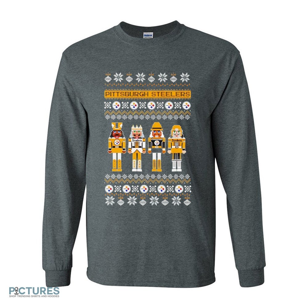 Pittsburgh Steelers Holiday Nutcracker Ugly Christmas Shirt ...