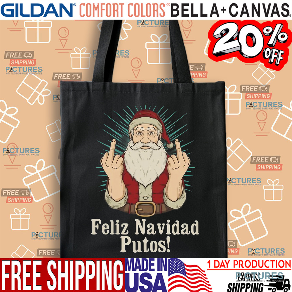 Free Shipping X Sale 20% Santa Claus Middle Finger Feliz Navidad Putos ...
