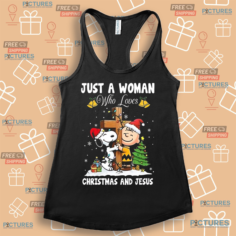 Snoopy And Charlie Brown Just A Woman Who Loves Christmas And Jesus ...
