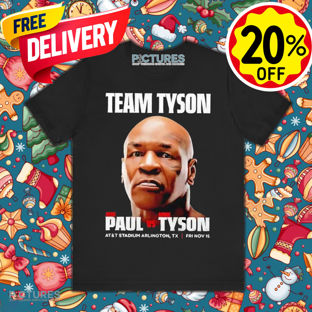 Team Tyson Jake Paul Vs Mike Tyson Fight Shirt • Picturestees Clothing LLC