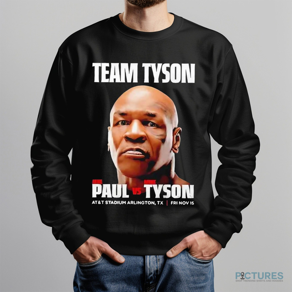 Team Tyson Jake Paul Vs Mike Tyson Fight Shirt • Picturestees Clothing LLC