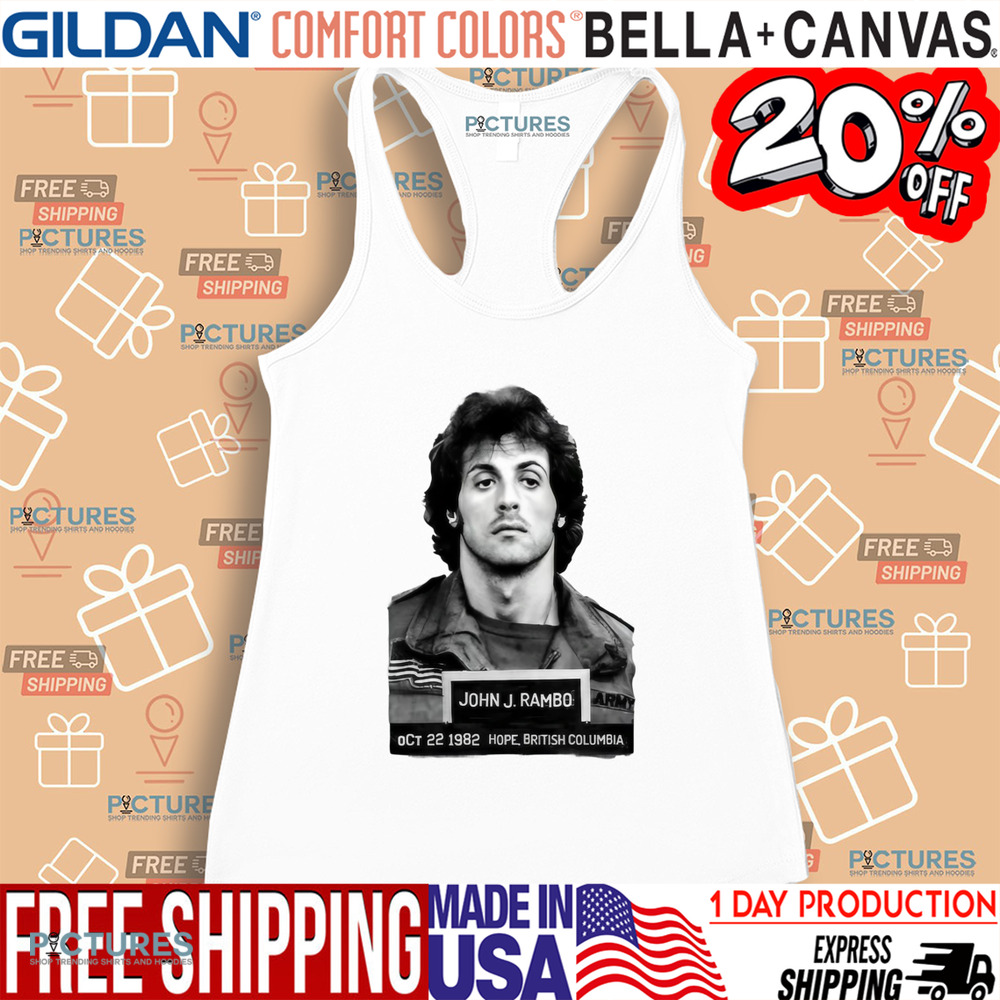 🚛Free Delivery: 📣SaleOff 20% Bo Loudon Wearing John J Rambo Mugshot ...