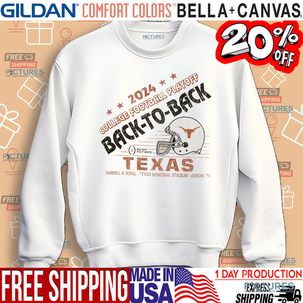 Champion Texas Longhorns 2024 College Football Playoff Back To Back ...