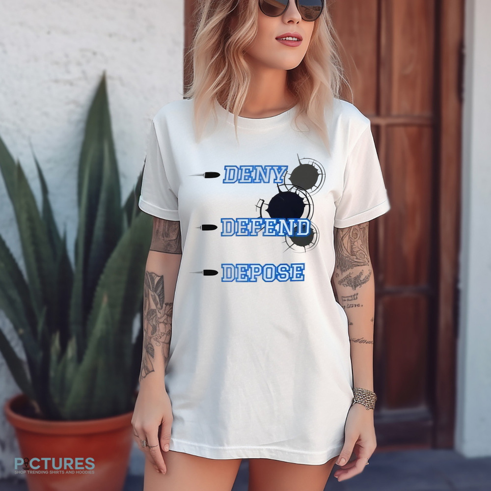 Deny Defend Depose CEO Brian Thompson Shirt • Picturestees Clothing LLC