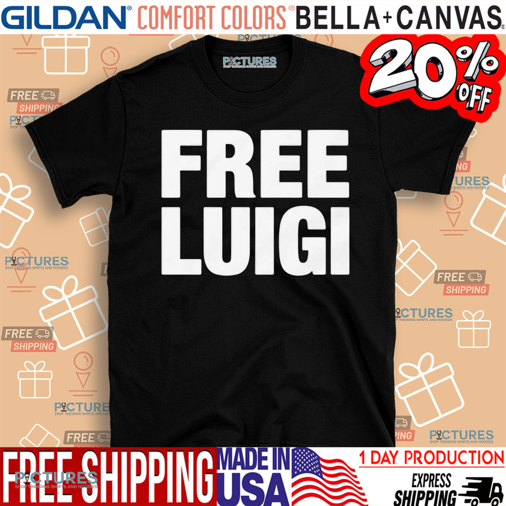 Free Luigi Shirt • Picturestees Clothing LLC