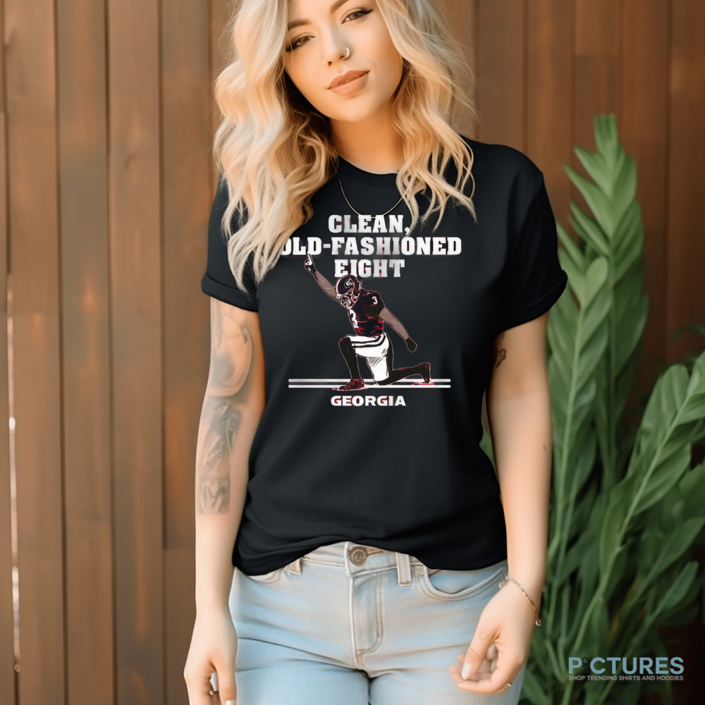 Georgia Football Nate Frazier Clean Old-Fashioned Eight Shirt ...