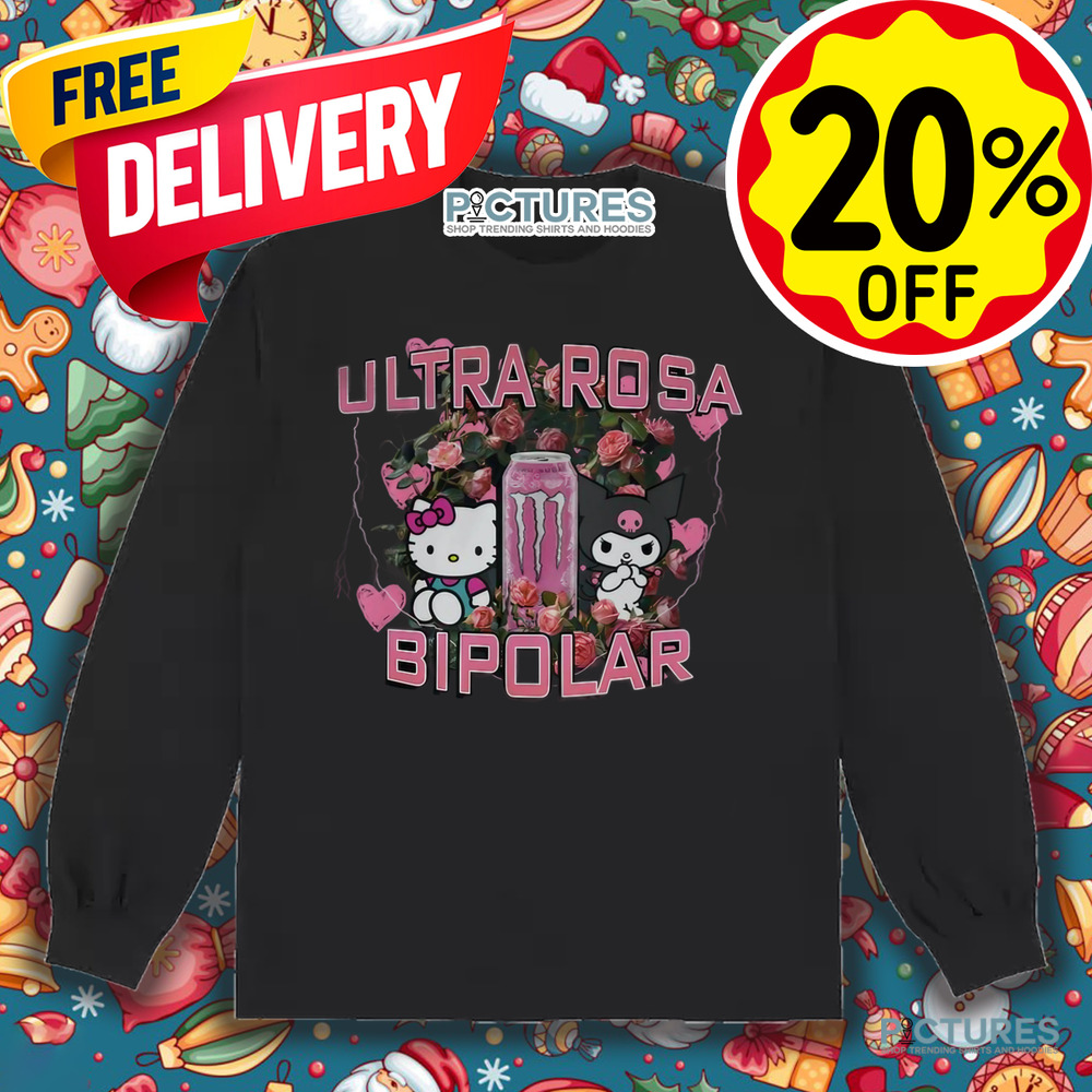 Hello Kitty Monster Energy Ultra Rosa Bipolar Shirt • Picturestees ...