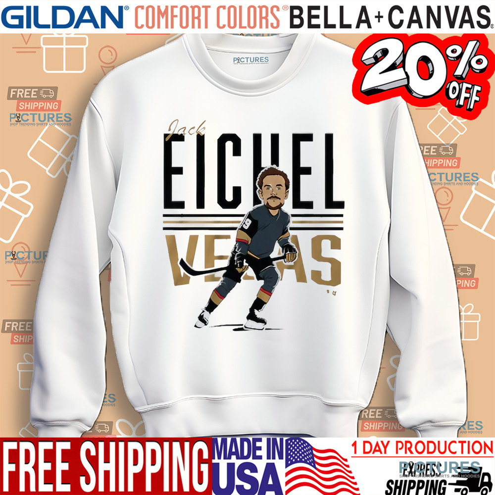 Jack Eichel Vegas Center Ice Caricature Shirt • Picturestees Clothing LLC