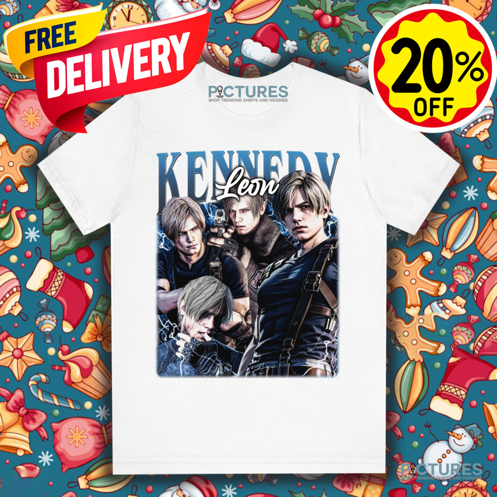 Leon Kennedy Blue Version Vintage Bootleg Shirt • Picturestees Clothing LLC