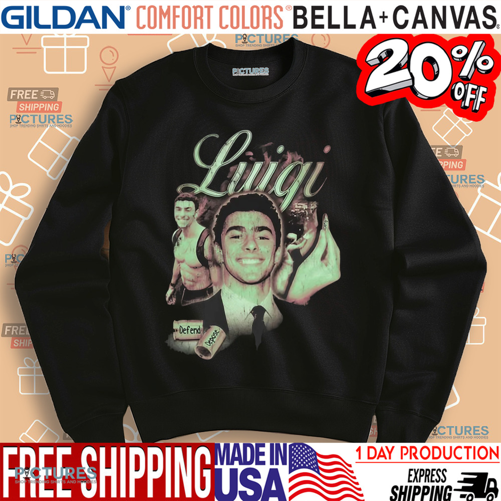 Luigi By Tyler McFadden UnitedHealthcare CEO Shirt • Picturestees ...