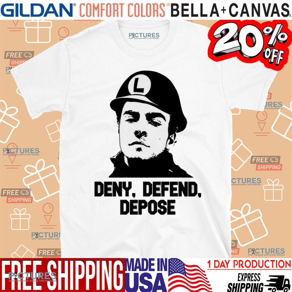 🚛Free Delivery: 📣SaleOff 20% Marlo The Hutt Deny Defend Depose Shirt ...