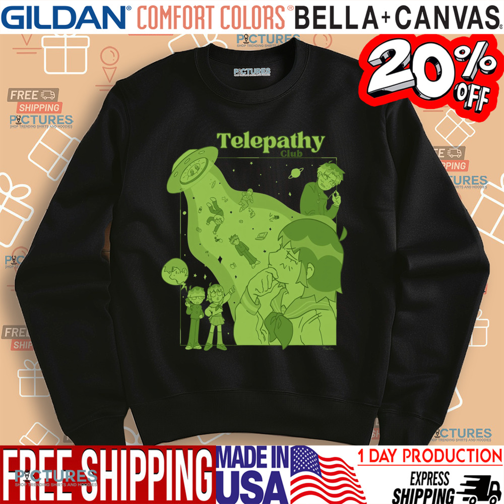 Mob Psycho 100 Telepathy Club Shirt • Picturestees Clothing LLC